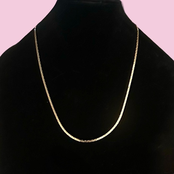 Vintage | Jewelry | Vintage Gold Tone Cobra Chain Necklace | Poshmark